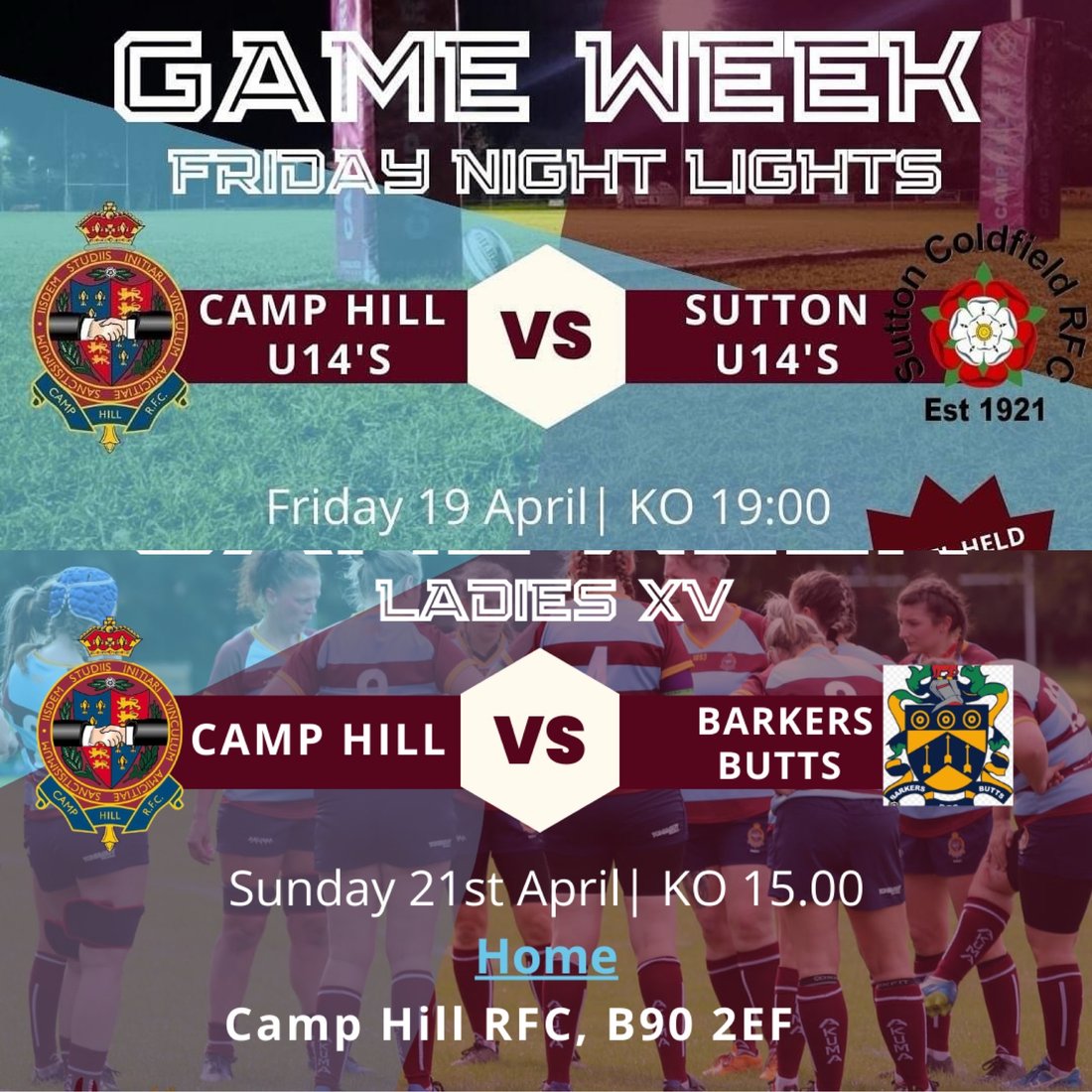 News - Camp Hill RFC (est 1893)