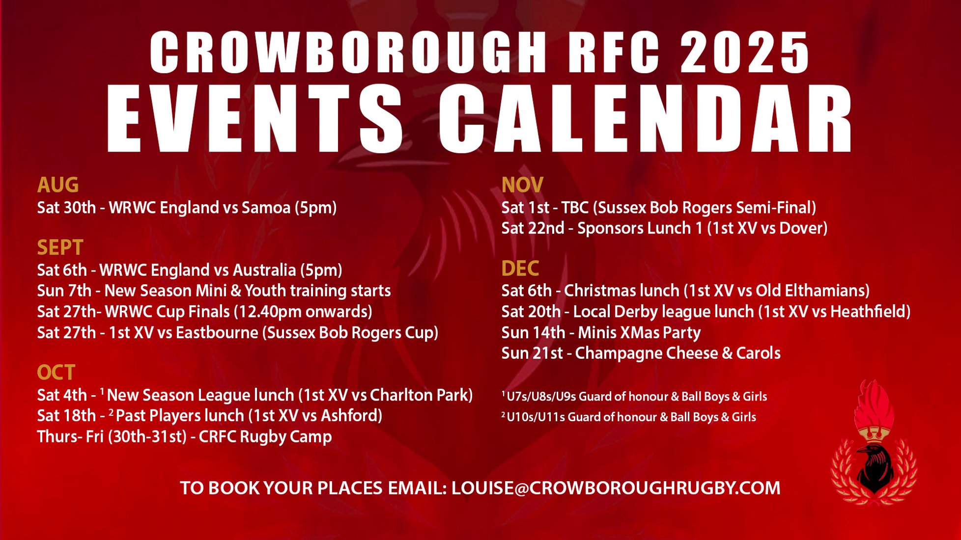 News - Crowborough RFC