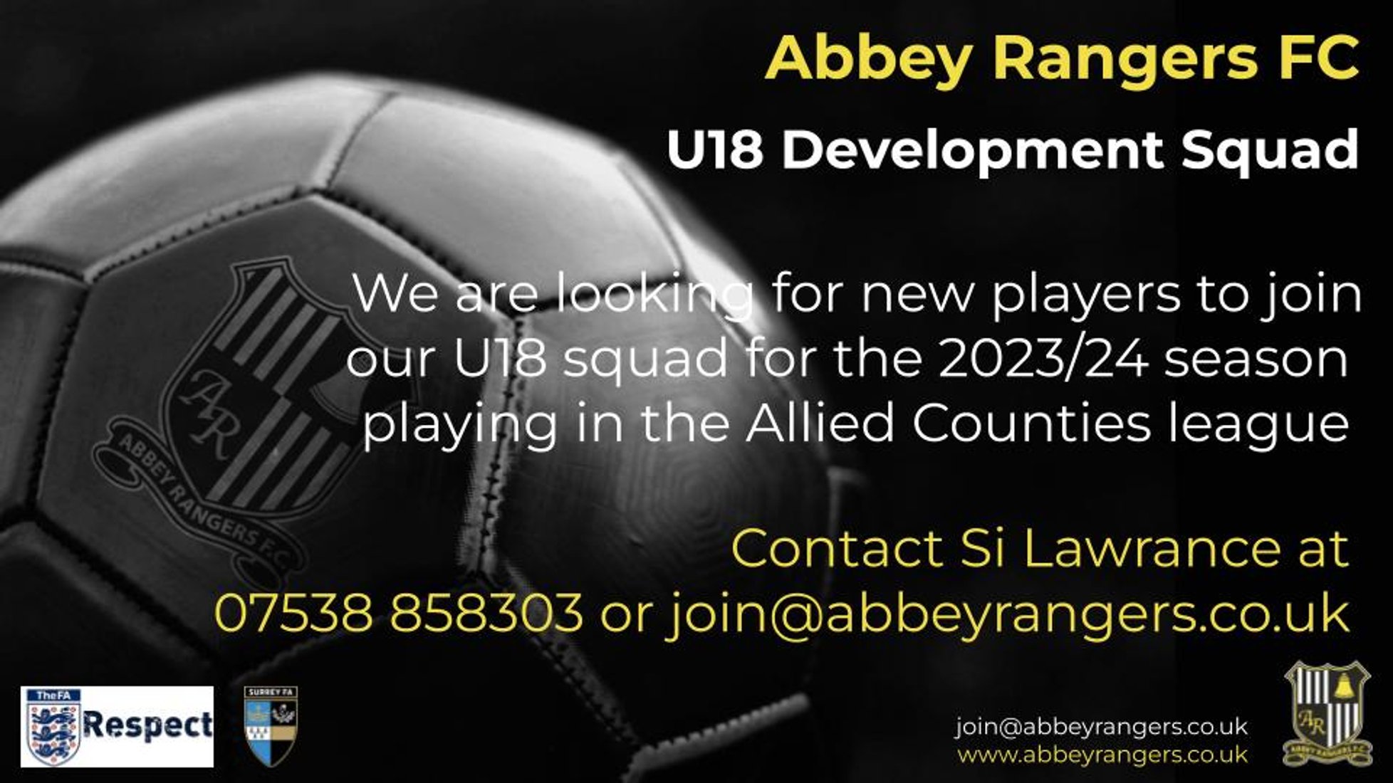 News - Abbey Rangers FC