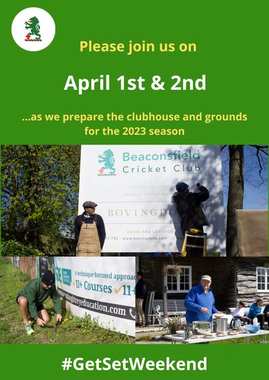 Beaconsfield Cricket Club news January 2023