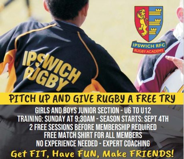 Ipswich RFC news August 2022