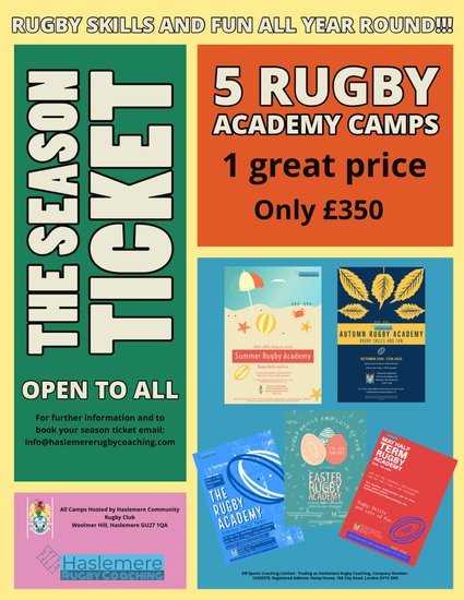 Haslemere Community Rugby Club news June 2022