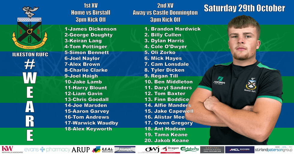 Ilkeston RUFC news October 2022