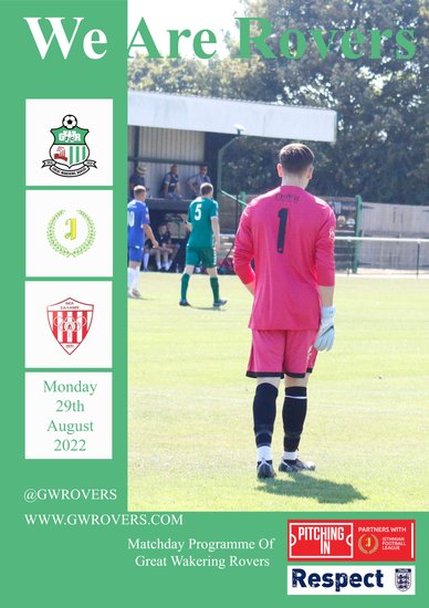 Great Wakering Rovers FC news August 2022