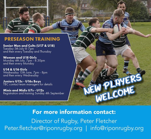 Ripon Rugby Union Football Club news June 2022